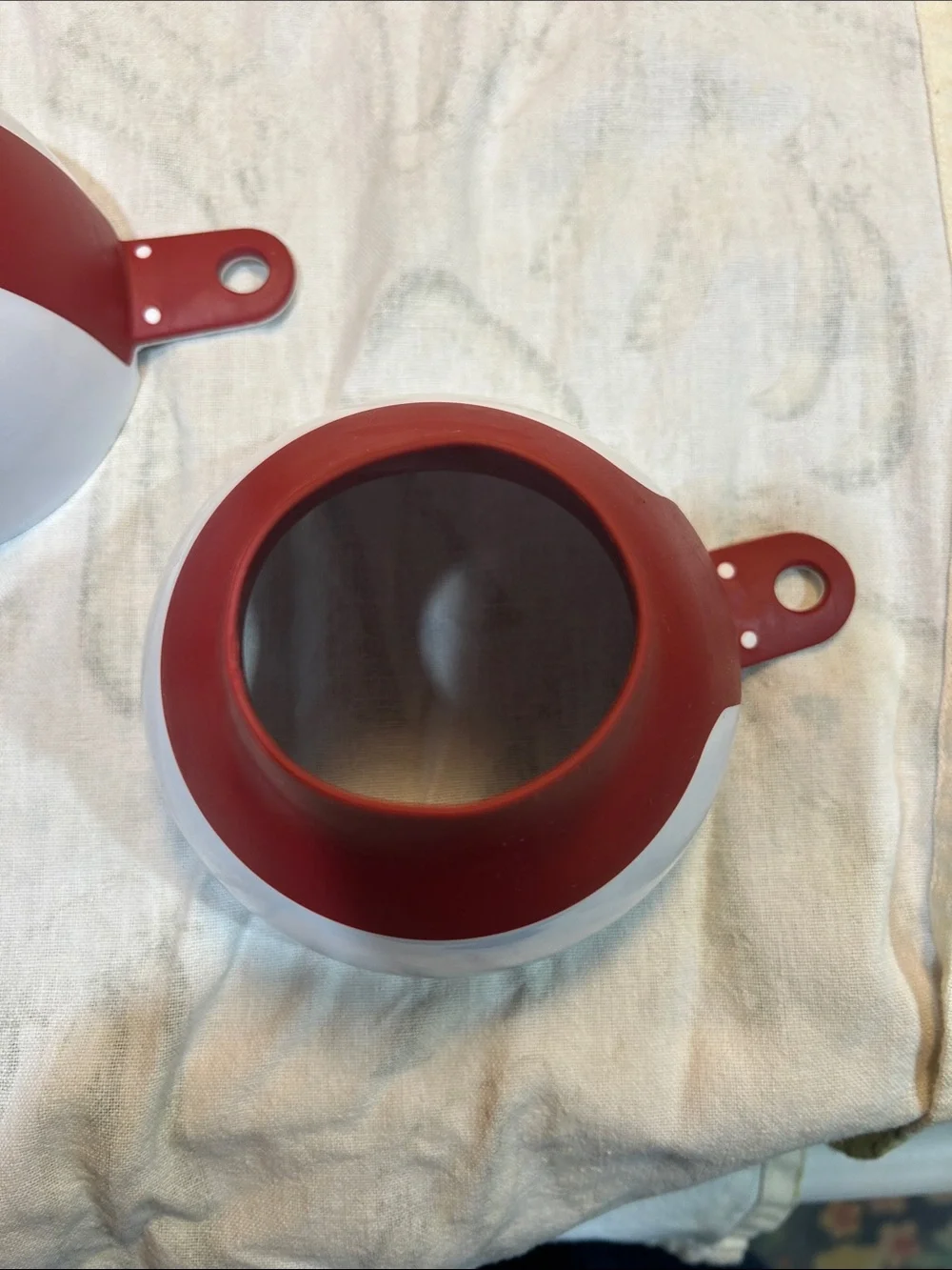 KitchenAid | Kitchen | Kitchenaid White And Red Nested Funnel Set Of 3 ...